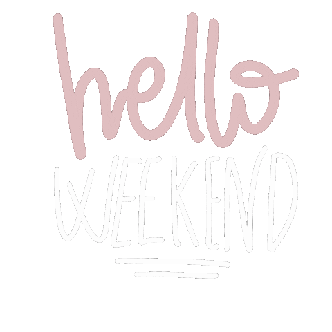 Weekend Hello Sticker by lovestyle for iOS & Android | GIPHY