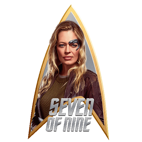 Seven Of Nine Star Sticker by Amazon Prime Video for iOS & Android | GIPHY
