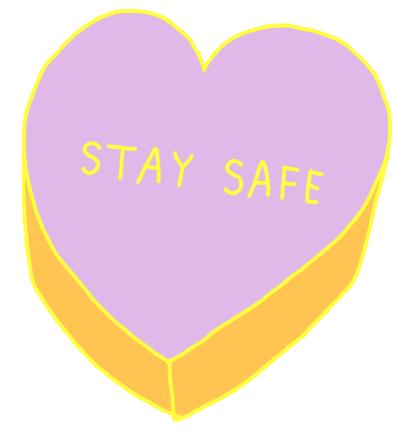 Message Stay Safe Sticker for iOS & Android | GIPHY
