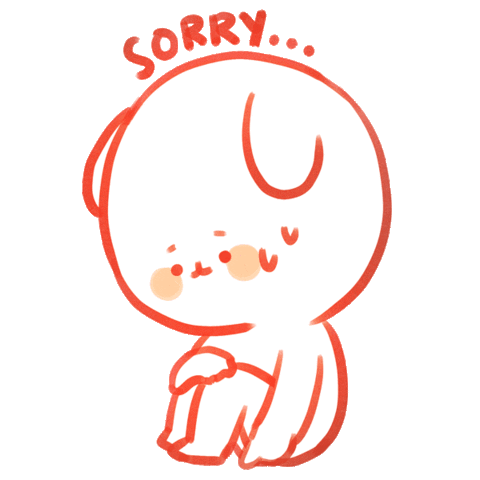 Sorry Bunny Sticker by dazz for iOS & Android | GIPHY