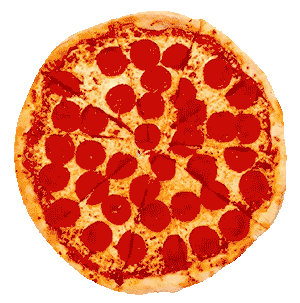 Pizza Pepperoni Sticker by Anthony Antonellis for iOS & Android | GIPHY