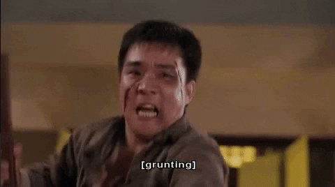 Kung Fu Grunting GIF by Warner Archive - Find & Share on GIPHY