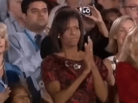 Barack Obama Clapping GIF by Obama - Find & Share on GIPHY