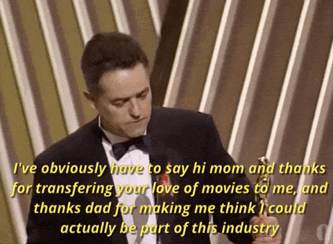 Jonathan Demme Oscars 1992 GIF - Find & Share on GIPHY