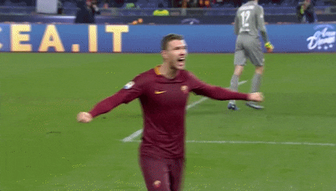 Happy Edin Dzeko GIF by AS Roma - Find & Share on GIPHY