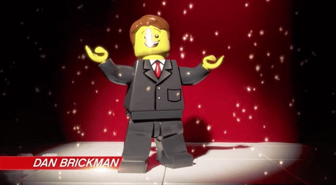 Lego News Show Celebrate GIF by LEGO - Find & Share on GIPHY