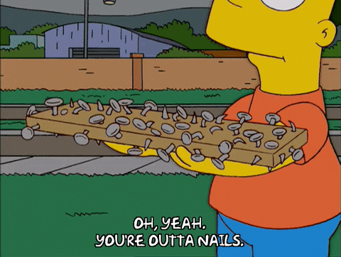 Raining Bart Simpson GIF - Find & Share on GIPHY