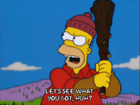 Homer Simpson Baseball GIF - Find & Share on GIPHY