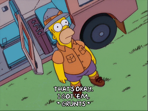 Yelling Homer Simpson GIF - Find & Share on GIPHY