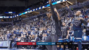 Minnesota Timberwolves Dance GIF by NBA - Find & Share on GIPHY