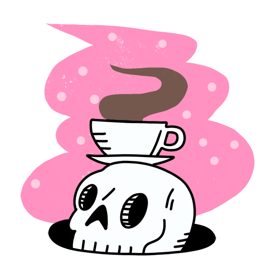 Good Morning Coffee Sticker by Geo Law for iOS & Android | GIPHY