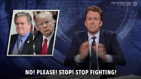 Steve Bannon Fighting GIF by The Opposition w/ Jordan Klepper - Find ...