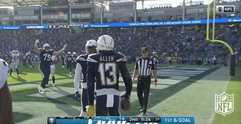 Los Angeles Chargers Football GIF by NFL - Find & Share on GIPHY