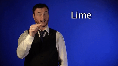 Sign Language Lime GIF by Sign with Robert - Find & Share on GIPHY