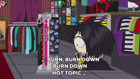 Hot Topic Fire GIF by South Park - Find & Share on GIPHY