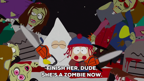 Eric Cartman Zombies GIF by South Park - Find & Share on GIPHY