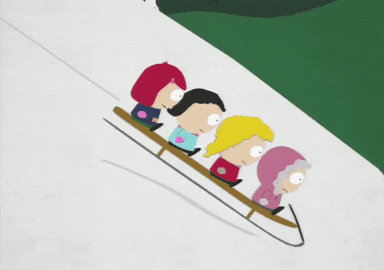 Snow Sled GIF by South Park - Find & Share on GIPHY