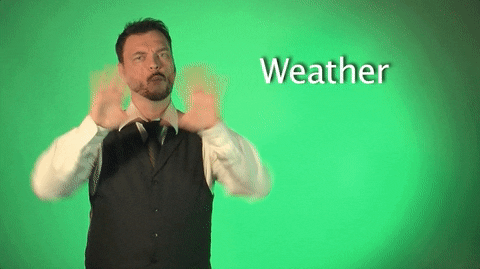 Sign Language Weather GIF by Sign with Robert - Find & Share on GIPHY