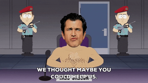 Mad Mel Gibson GIF by South Park - Find & Share on GIPHY