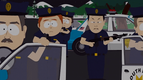 Police Guns GIF by South Park - Find & Share on GIPHY
