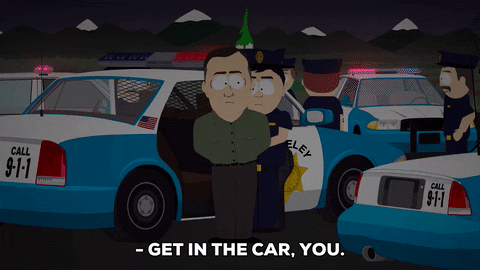 Police Arresting GIF by South Park - Find & Share on GIPHY