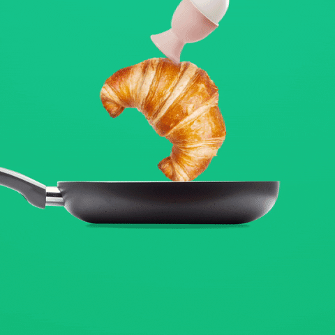 Eggs Croissant GIF - Find & Share on GIPHY