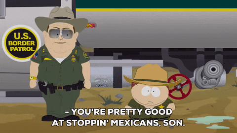 Eric Cartman Border GIF by South Park - Find & Share on GIPHY