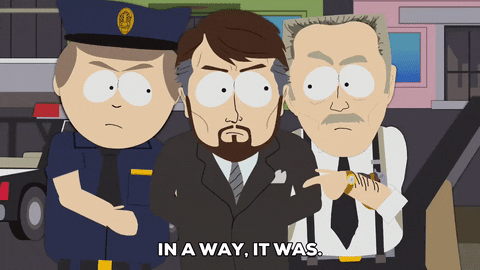 Law Enforcement Surprise GIF by South Park - Find & Share on GIPHY