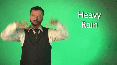 Heavy Rain Asl GIF by Sign with Robert - Find & Share on GIPHY