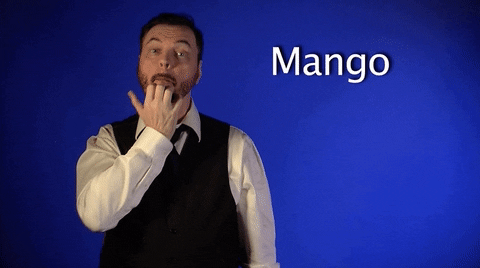 Sign Language Mango GIF by Sign with Robert - Find & Share on GIPHY