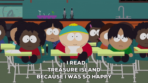 Eric Cartman Reading GIF by South Park - Find & Share on GIPHY