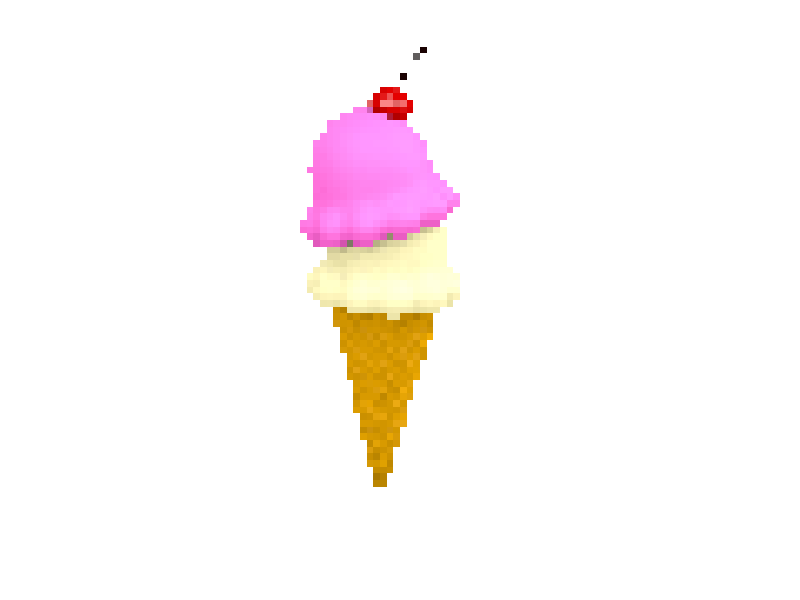 Ice Cream 8Bit Sticker by Originals for iOS & Android | GIPHY