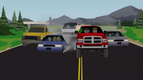 Racing Speeding GIF by South Park - Find & Share on GIPHY