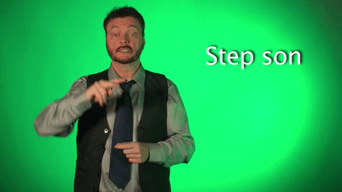 Sign Language Step Son GIF by Sign with Robert - Find & Share on GIPHY