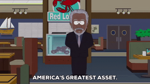 Talking Morgan Freeman GIF by South Park - Find & Share on GIPHY