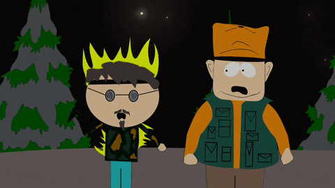 Jimbo Kern Speaking GIF by South Park - Find & Share on GIPHY