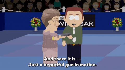 Happiness Guns GIF by South Park - Find & Share on GIPHY