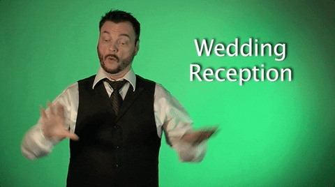 Sign Language Wedding Reception GIF by Sign with Robert - Find & Share ...