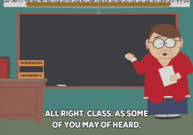 School Class GIF by South Park - Find & Share on GIPHY