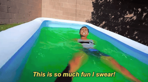 Slime Pool GIF by Guava Juice - Find & Share on GIPHY