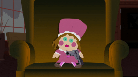 Doll Button Eyes GIF by South Park - Find & Share on GIPHY