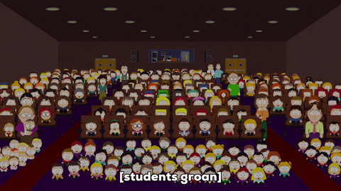 Bored Auditorium GIF by South Park - Find & Share on GIPHY