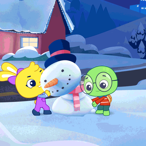 Snow Winter GIF by PlayKids - Find & Share on GIPHY