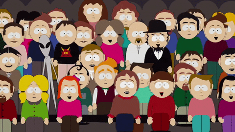 Excited Audience GIF by South Park - Find & Share on GIPHY