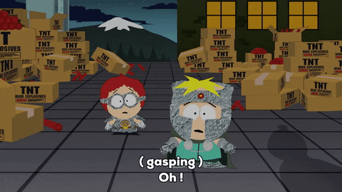 Professor Chaos Running GIF by South Park - Find & Share on GIPHY
