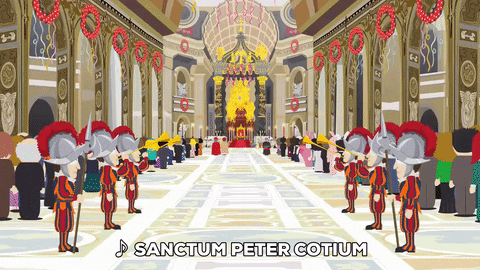 Pope Vatican GIF by South Park - Find & Share on GIPHY