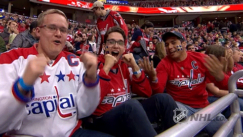 Washington Capitals Nhl Fans GIF by NHL - Find & Share on GIPHY