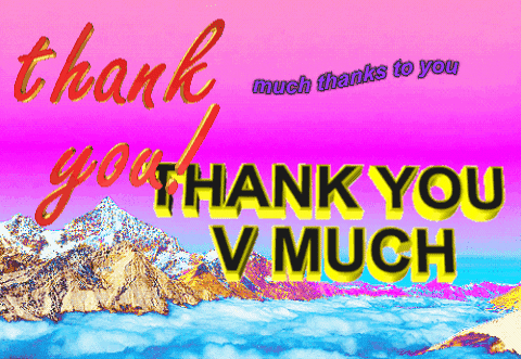 Thank You Very Much GIF by Amy Ciavolino - Find & Share on GIPHY