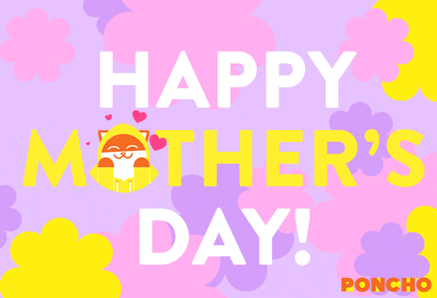 Happy Mothers Day Gif By Poncho Find Share On Giphy
