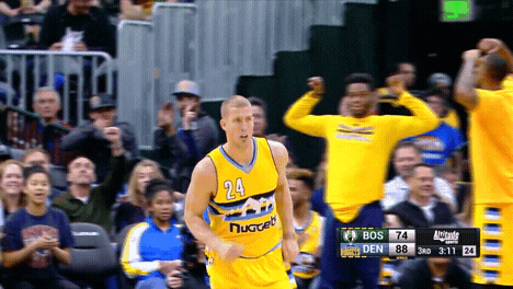 Flexing Denver Nuggets GIF by NBA - Find & Share on GIPHY